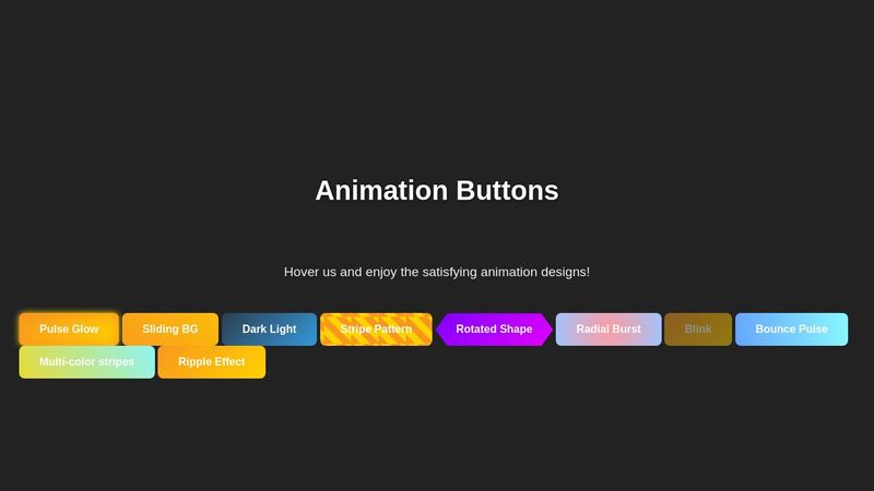 Animated CSS Buttons