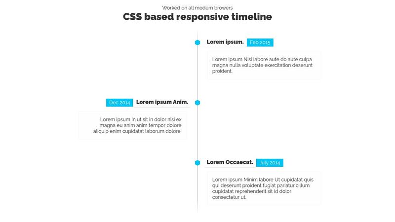 CSS3 Timeline