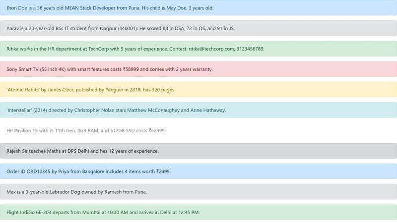Nested object string interpolation