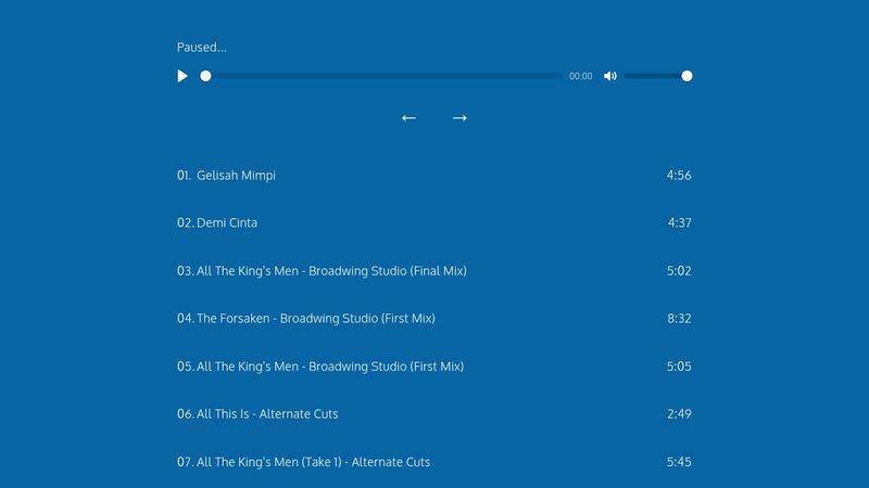Responsive Audio Player