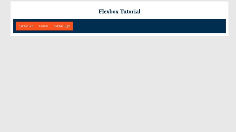 Flexbox Tutorial Part 3