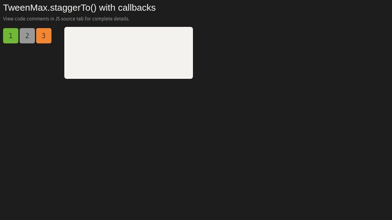 TweenMax.staggerTo() with callbacks