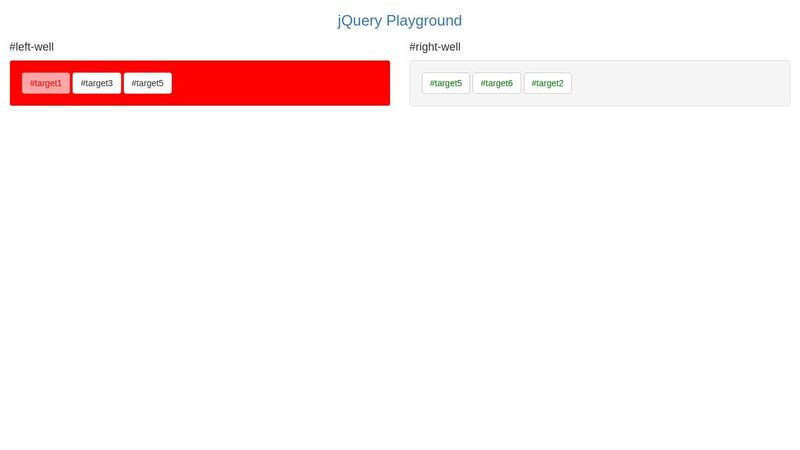 jQuery Playground