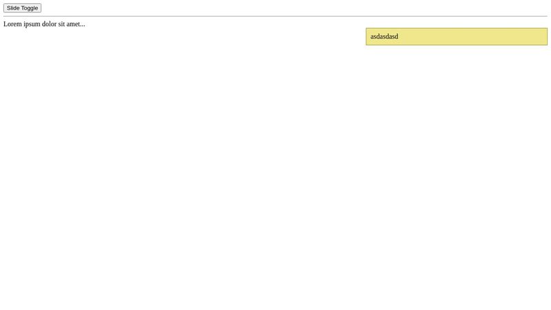 jQuery Slide Left and Right Toggle Effect