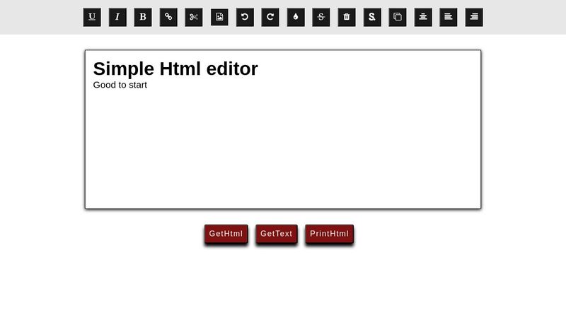 Html editor
