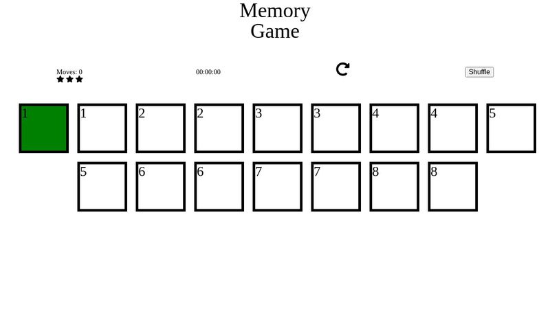 Memory Game - p5