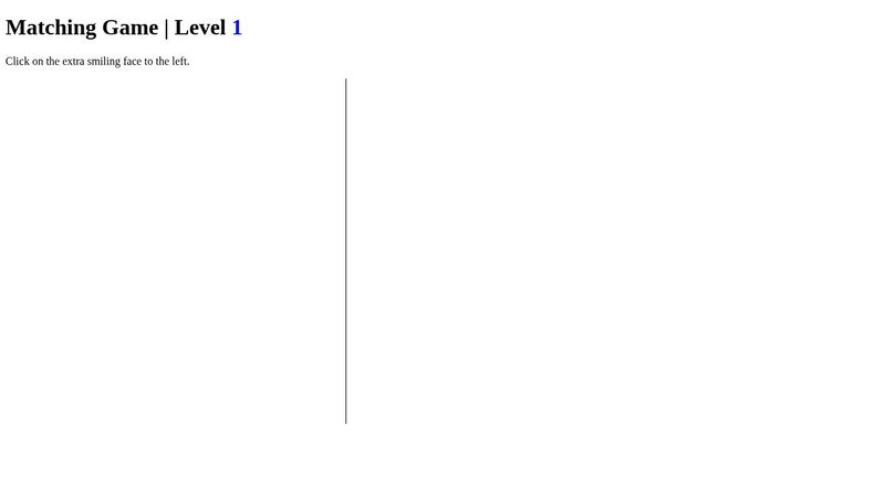 Javascript - Matching game
