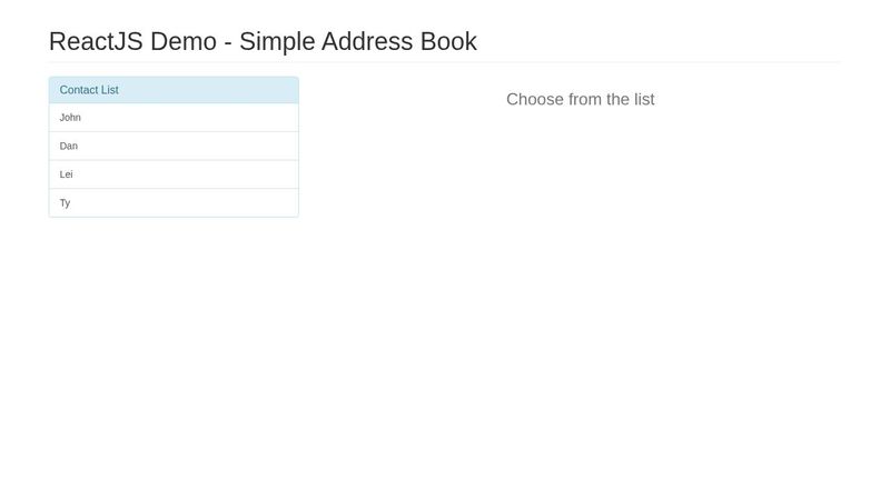 Simple Address Book