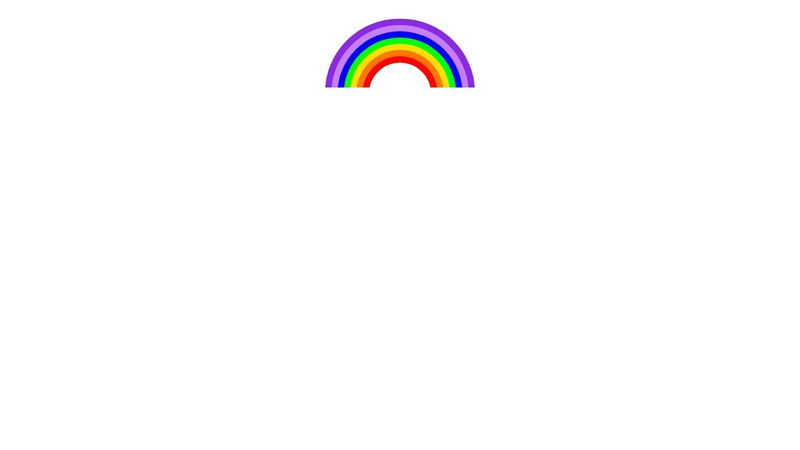 Pure CSS Rainbow