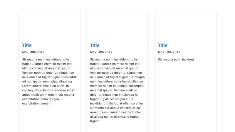 Make divs same height - Ensure same height in grid/row (jQuery)