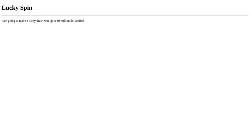 Lucky Spin