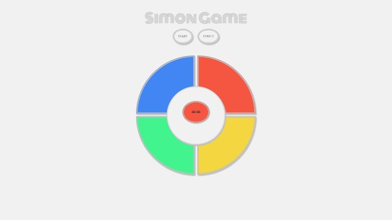 Simon Game FCC