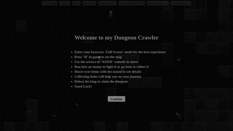 Free Code Camp - Roguelike Dungeon Crawler