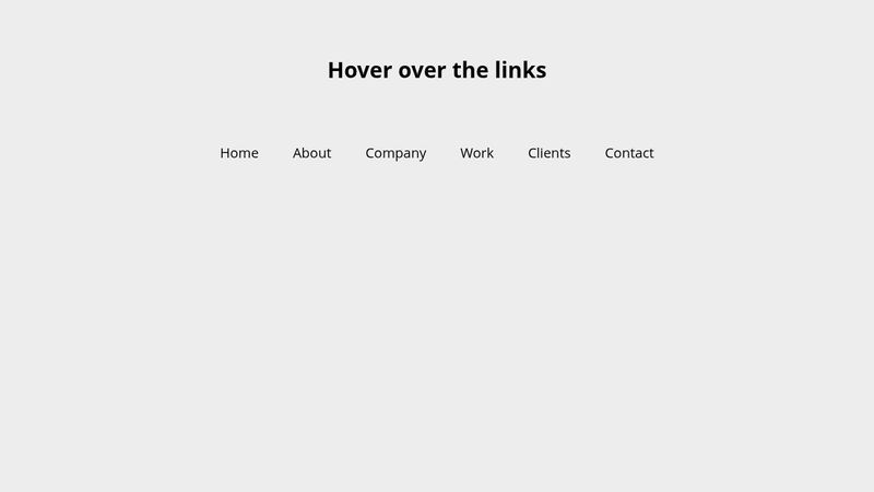 hover effect links