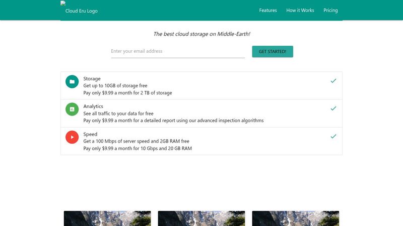 FCC: Product Landing Page