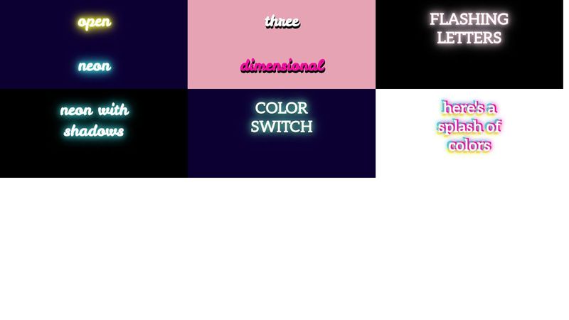 Daily #7: pure css letter effects