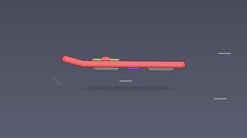 Hoverboard in CSS