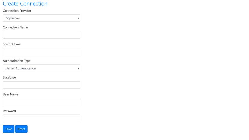 Manage Database Connection Prameters