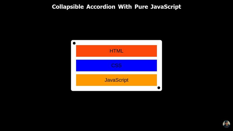 Collapsible Accordion With Pure JavaScript