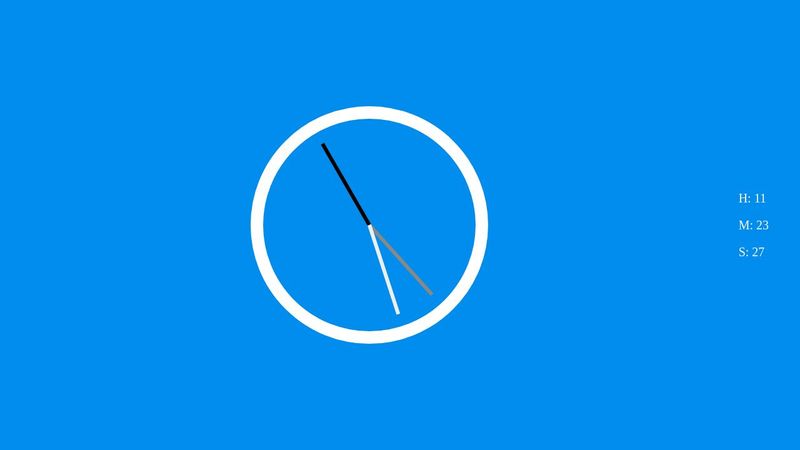 Clock CSS + JS (Vanilla JS) - #Javascript30