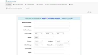 Online Admission Form