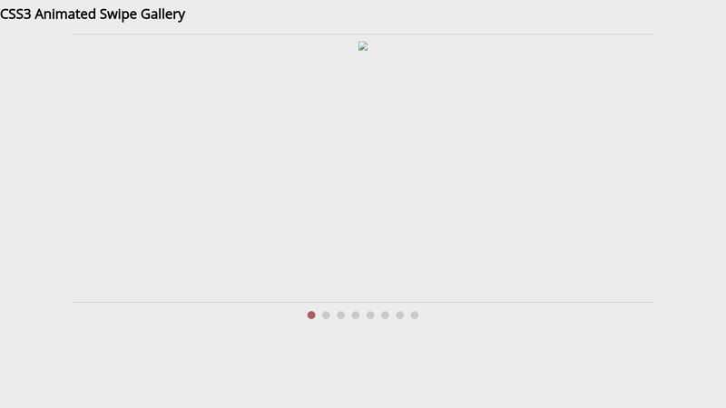 CSS3 Animated Swipe Gallery