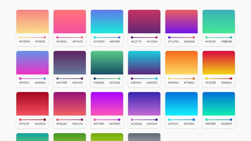 Beautiful Gradients
