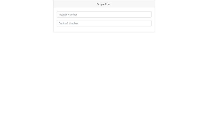 Integer and Decimal number validation by jquery