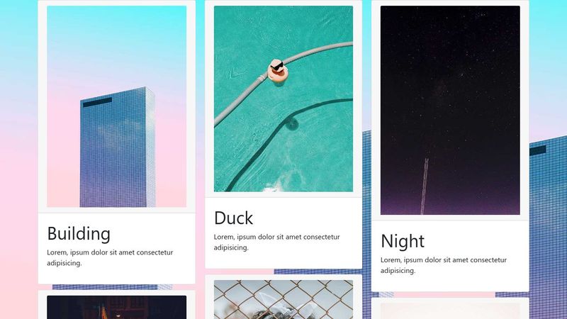 Bootstrap 4: Cards Columns