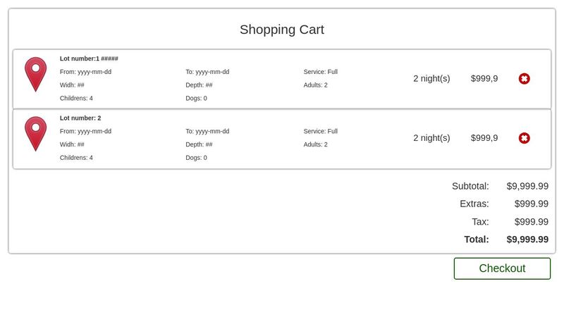 CSS GRID Shopping Cart