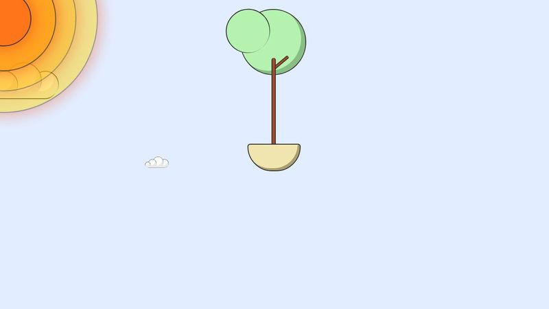 Pure Css Floating Tree