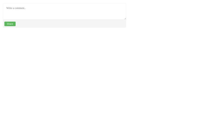 comment thread with react.js