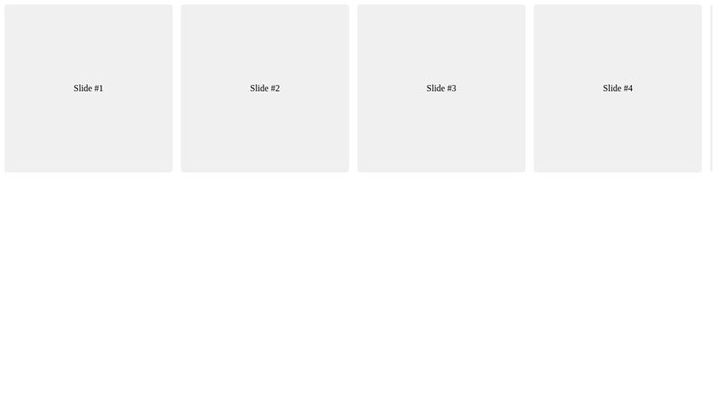 Touch slider - CSS only