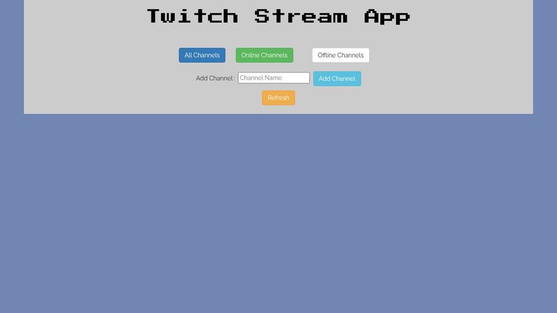 FCC Twitch API by techytushar
