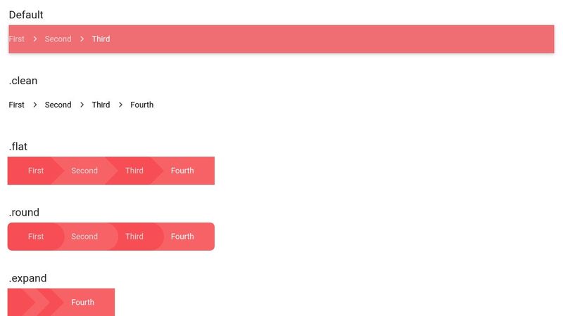 Breadcrumbs | MaterializeCSS