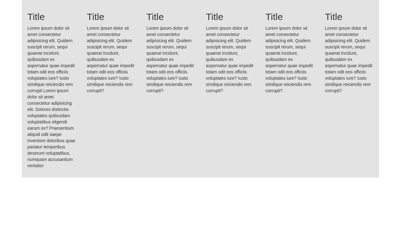 Equal Height Colums w/ Bootstrap Flexbox
