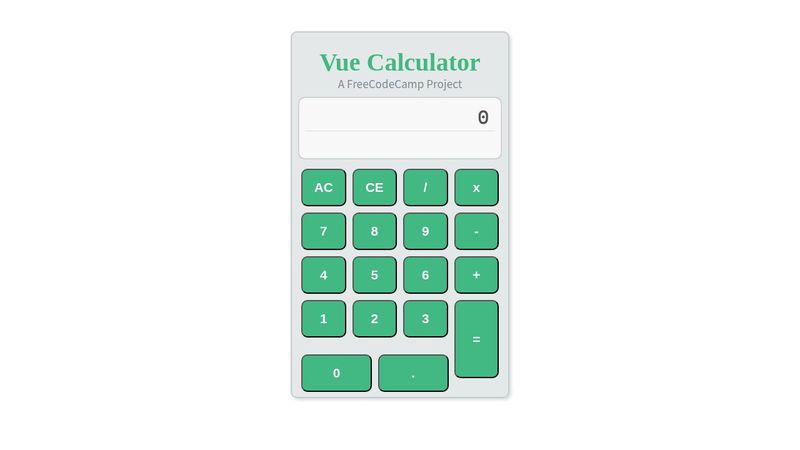 Vue Calculator