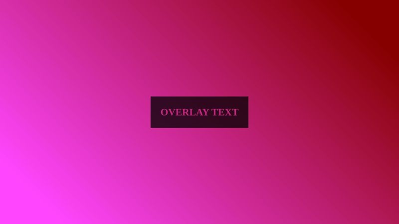 Overlay text