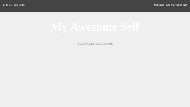 Flex layout full size hero image with footer out of viewport