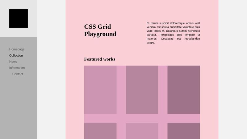 Responsive CSS Grid playground