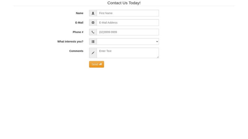Bootstrap 3 Form with Validation