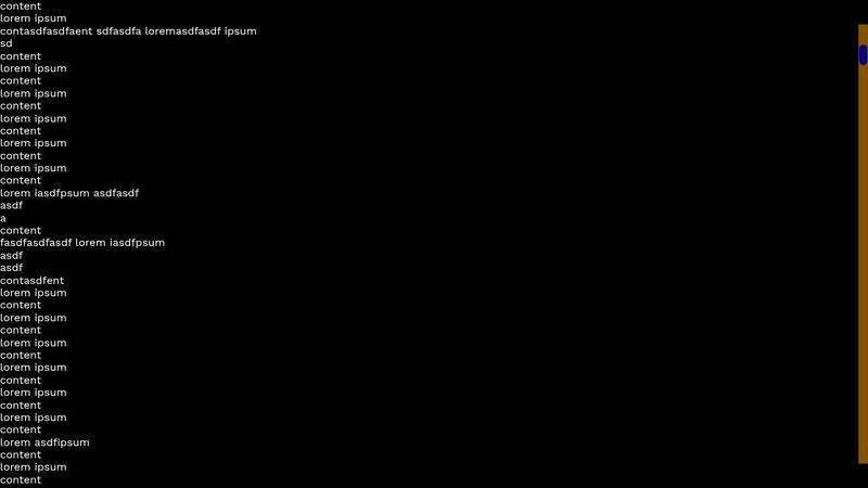 SCROLLBAR js WORKING