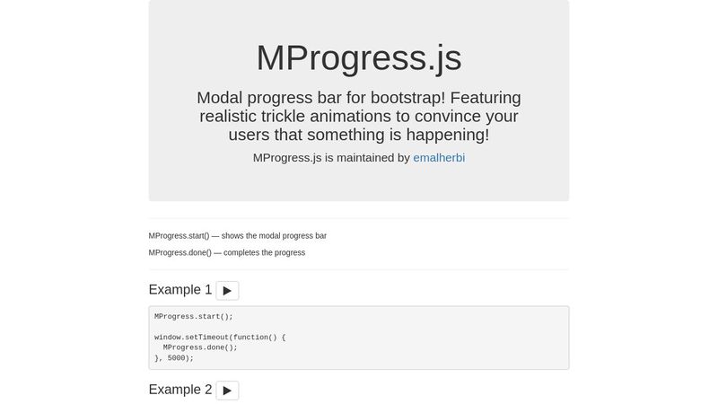 MProgress.js