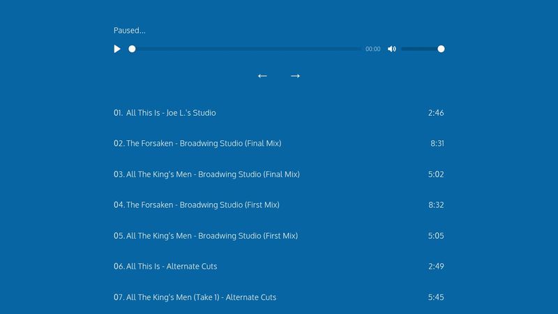Responsive Audio Player
