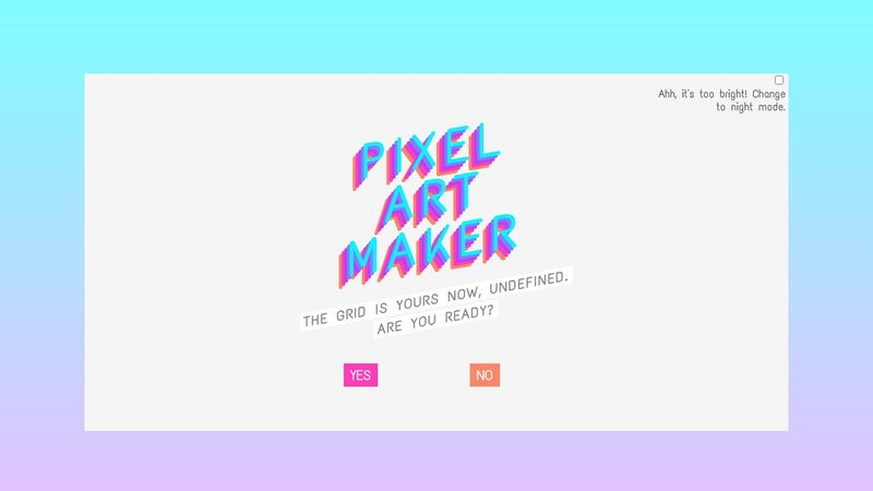 Pixel Art Maker (Google-Udacity project)