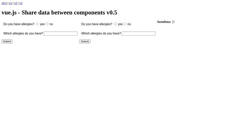 vue.js - Share data between components