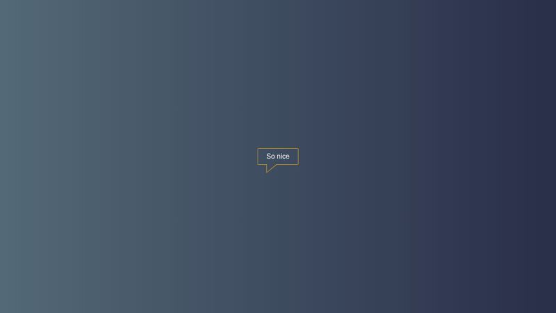 Message Box with Arrow (transparent background)