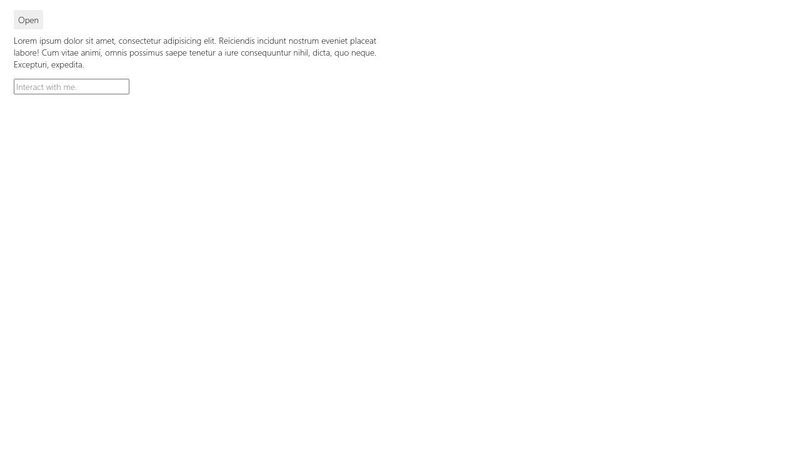 Dead Simple Pure CSS Modal Dialog