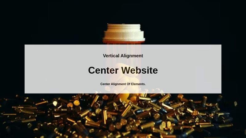 Center Alignment Of Elements[By Rustcode]