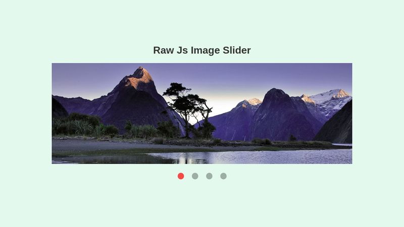 Raw JS Image Slider